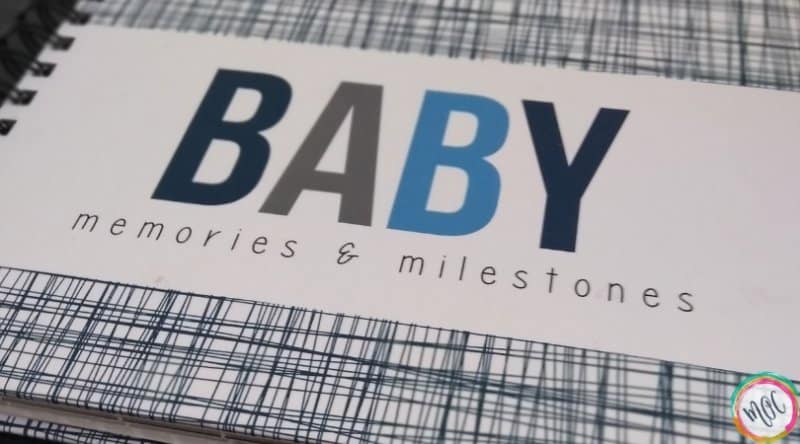 Baby Milestone Book - Mama's Organized Chaos