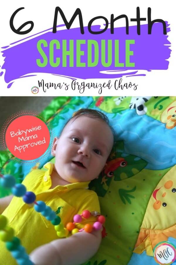6 Month Old Babywise Schedule & FREE Printable - Mama's Organized Chaos
