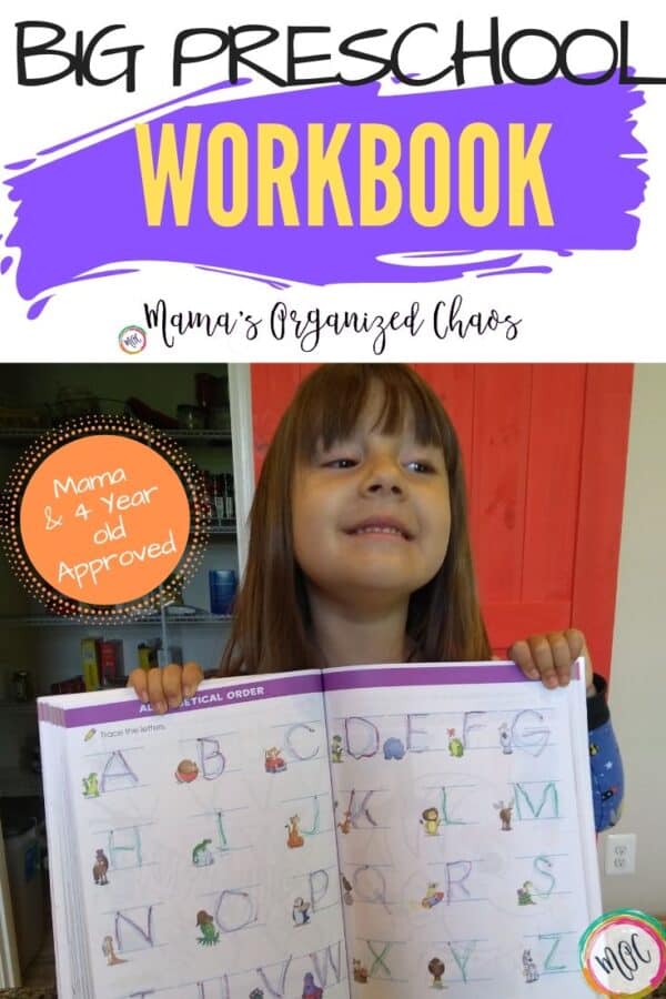 Big Preschool Workbook - Mama's Organized Chaos