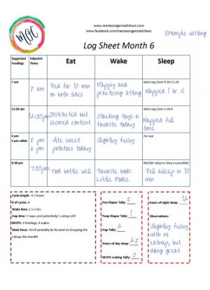 Baby Schedules Planning Guide - Mama's Organized Chaos